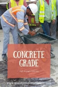 Concrete Grade Used in Construction