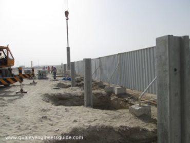 Method Statement for Precast Boundary Wall Works