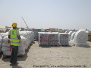 The Material Inspection - A Quality Engineer Task